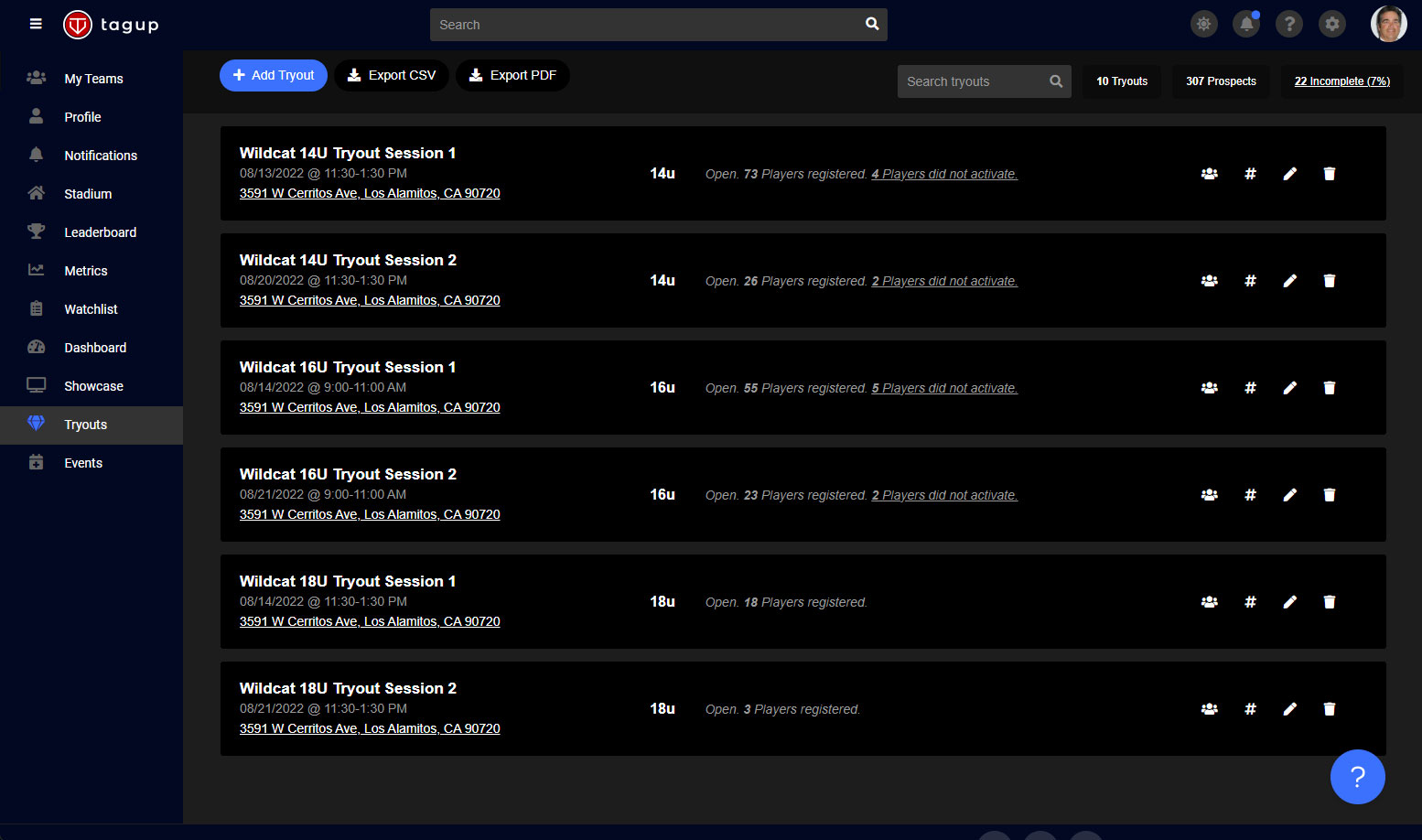 Players | PGF Events